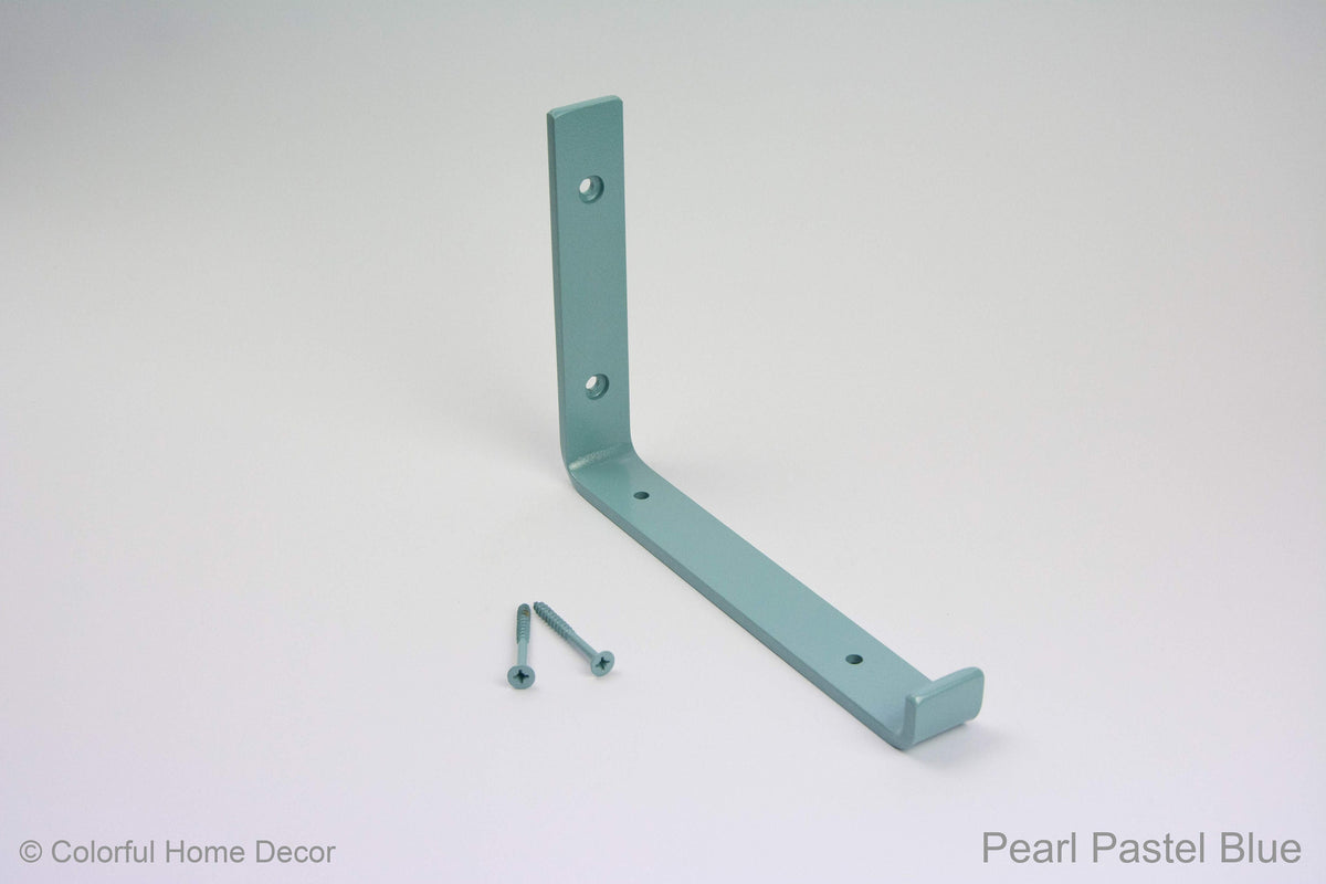 Open Shelving Bracket - Powder Coated Shelf Bracket – Colorful Home Decor