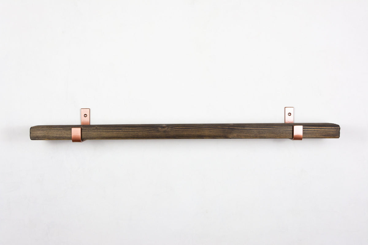 Modern Shelf Brackets With Shelf - Pictured Copper Shelf Brackets With ...
